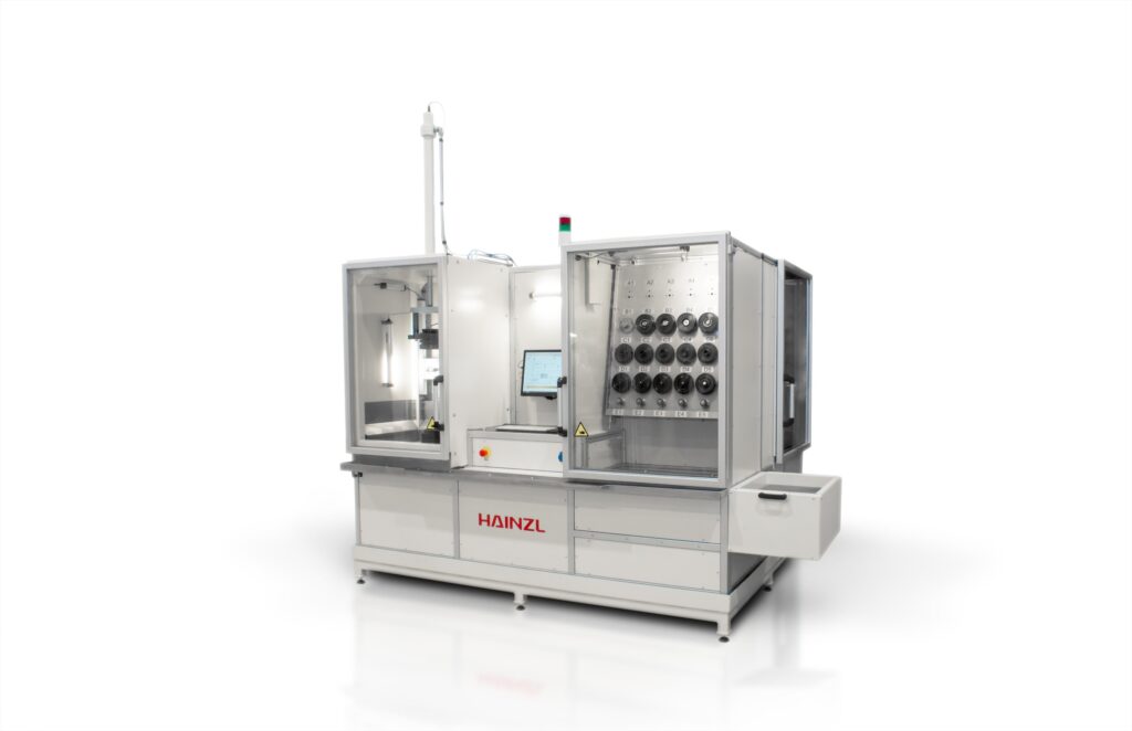 Valve test stand for shock absorber valves - hainzl.at