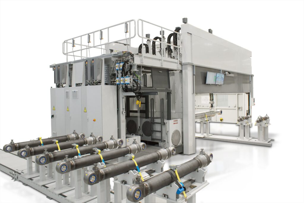 Cylinder test bench for hydraulic cylinder - hainzl.at